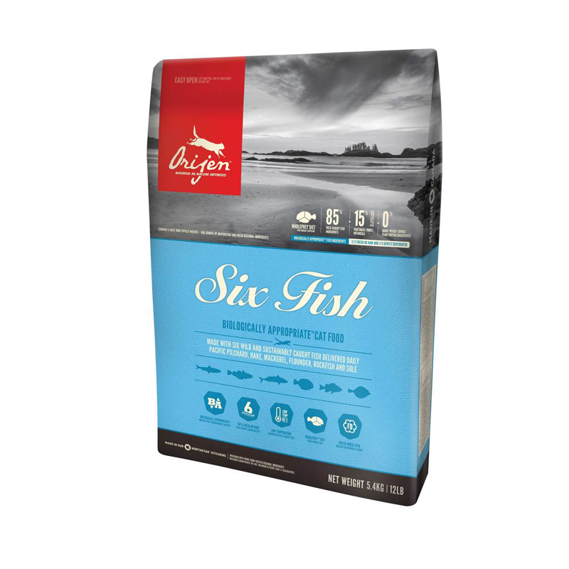 ORIJEN SIX FISH – Gatuario