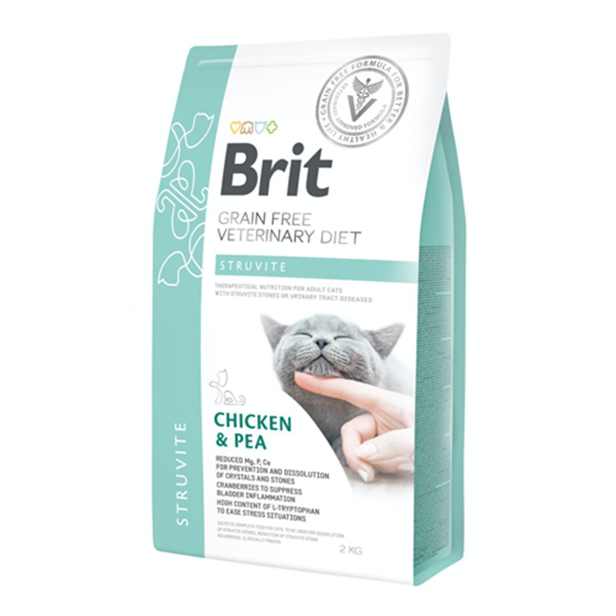 BRIT GF VET DIETS CAT STRUVITE 2KG – Gatuario