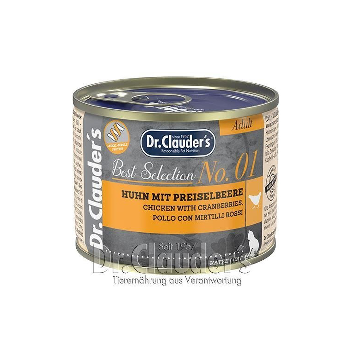 DR CLAUDERS N°1 ADULTO – POLLO C/ ARÁNDANOS – Gatuario